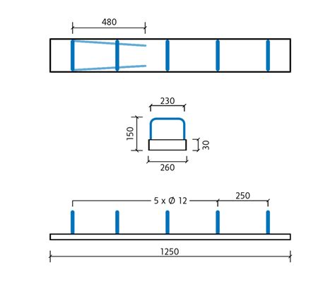 D260-250-12 stekkenbak | Betonstaal.nl