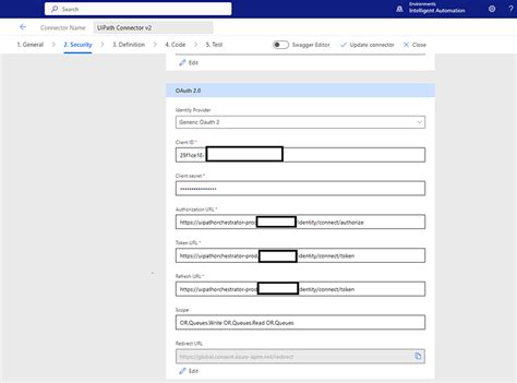 Issue With Creating Custom Connector For UiPath In Microsoft Power Platform Using OAuth