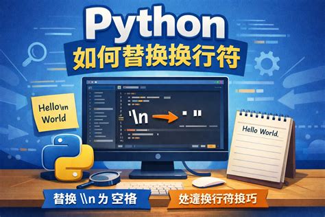 Python如何替换换行符 Python如何替换换行符