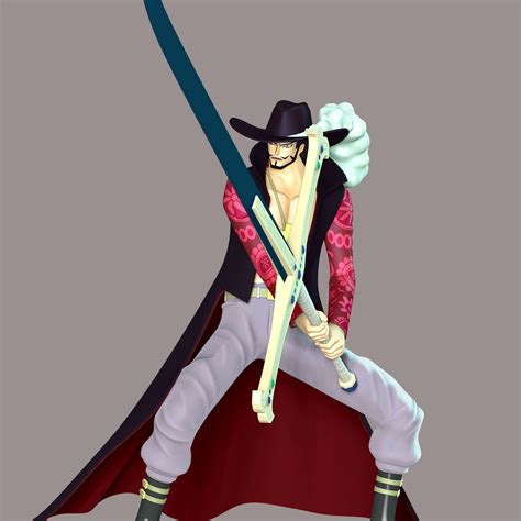 3d file one piece dracule mihawk・3d print design to download・cults