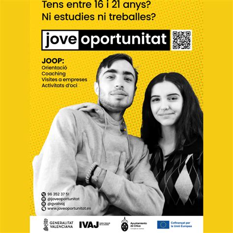 Llega A Chiva Una Nueva Edición Del Programa Joven Oportunitat