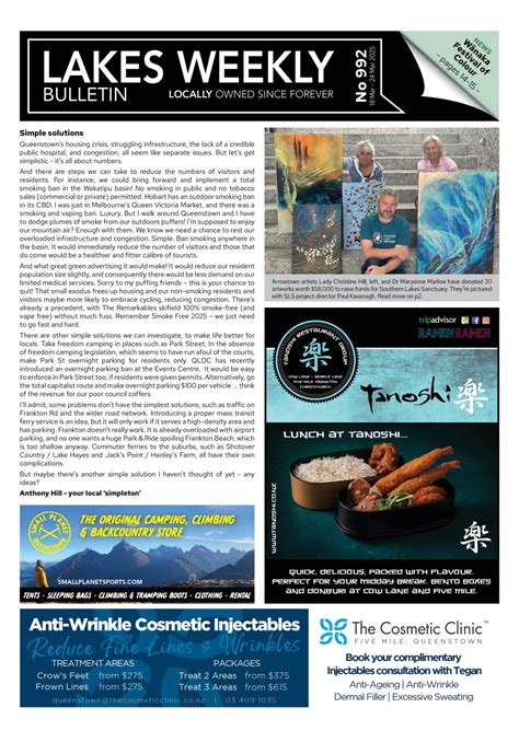 Issue 992 Lakes Weekly Bulletin