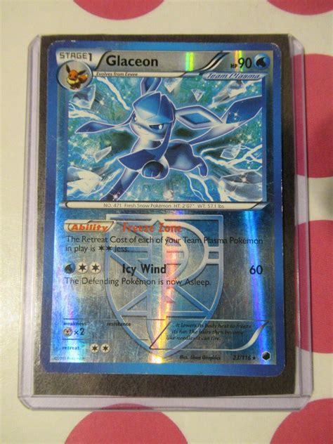 Glaceon Reverse Holo 23 Prices Pokemon Plasma Freeze Pokemon Cards