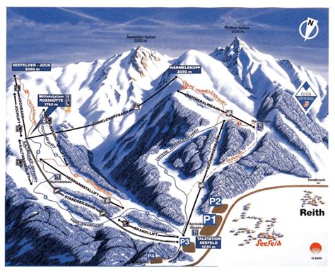 Maps Of Seefeld Ski Resort Collection Of Maps Of Seefeld Piste Maps