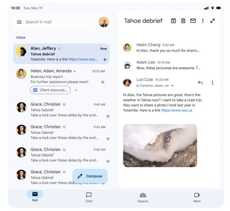 Gmail Gets Optimized Interface For Foldable Phones Like Galaxy Z Fold 4 Gizmochina