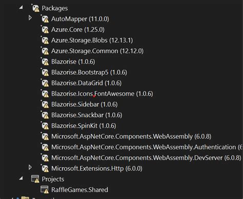 Visual Studio Blazor Web Assembly Server App No Longer Builds Or