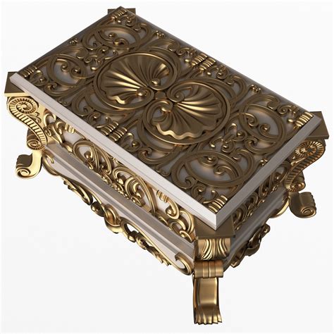 3d File Casket Carved 013 White 🪵 ・3d Printer Design To Download・cults