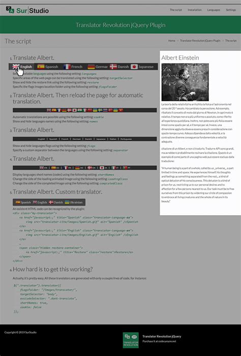 Translator Revolution Website Translator PHP Script InkThemes