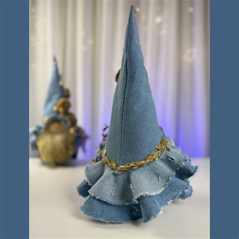 Pattern Pdf Scandinavian Denim Gnome House Home Decor Diy Handmade