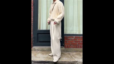 [남자 코디] 원턱 핀턱 울 와이드 슬랙스 가을 겨울 바지 남친룩 포멀 댄디 남자 쇼핑몰 추천 Youtube