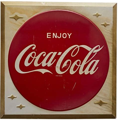 Rejuvenation Large Classic Atomic Age Coca Cola Sign Unique Wall Decor
