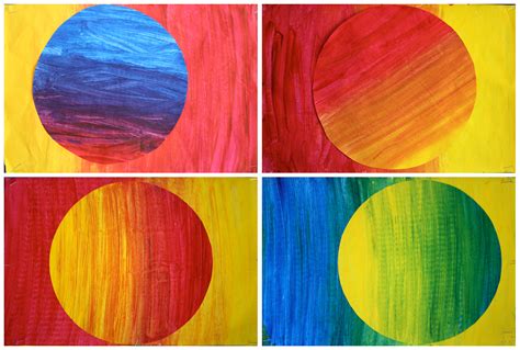 Art With Mr Hall Primary Colour Gradients