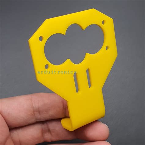arduino mounting bracket for ultrasonic module hc sr04 yellow arduino raspberry pi