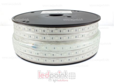 Ledpoint S R L LED Strip 25m RGB 72led M 5050 230V 12W M IP67 Solid