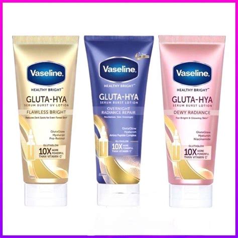 Jual Vaseline Healthy Bright Gluta Hya Serum Burst Uv Lotion 200ml Shopee Indonesia