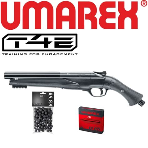 PACK COMPLET UMAREX FUSIL CO2 T4E HDS CAL 68 16 JOULES ARME DE DEFENSE