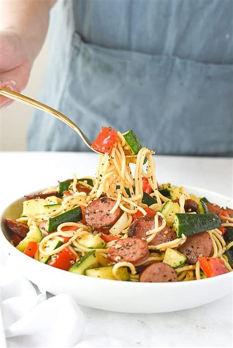 Vegetable Pasta With Spinach By Leigh Anne Wilkes