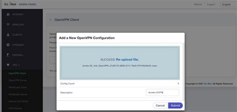 Connect Glinet Using Openvpn Client Knowledge Base
