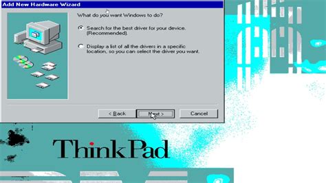 Recovery Windows 98 But It S From IBM ThinkPad 390E YouTube
