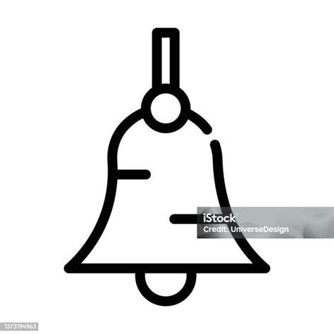 벨 씬 선 아이콘을 끊습니다 교육 적 개념 격리 윤곽 기호에서 링 비상 선형 아이콘 웹 디자인 및 앱에 대한 벡터 그림 기호 요소입니다 0명에 대한 스톡 벡터 아트 및 기타