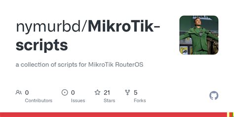 Github Nymurbdmikrotik Scripts A Collection Of Scripts For Mikrotik Routeros