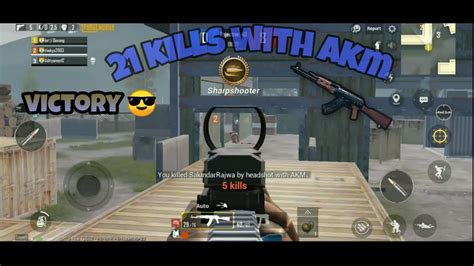 Tdm Gameplay 21 Kills With Akm Youtube