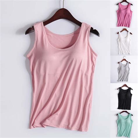 Biztdjrk Plus Size Modal Tank Tops For Women Loose Fit Crew Neck