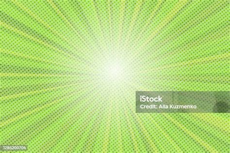 流行藝術五彩漫畫書雜誌封面條紋彩虹背景卡通搞笑復古圖案條嘲笑向量半色調插圖90年代風格太陽爆發星爆形狀向量圖形及更多1990 1999圖片