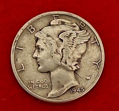 1945 P Mercury Dime 90 Silver Philadelphia Mint Ebay