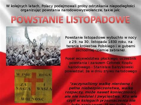 Prezentacja listopada narodowe święto niepodległości Świat prezentacji