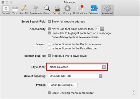 Macos Change CSS Style In Safari On All Sites Ask Different