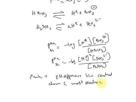 solved use pauling s first and second rules to determine the pka