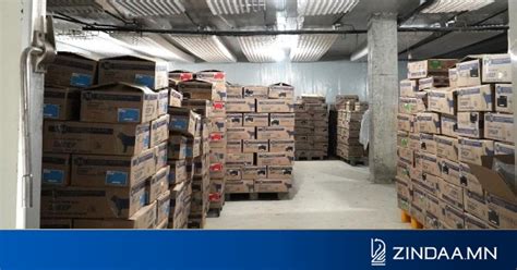 Малчдаас худалдан авч буй хонины махыг хадгалах агуулахын нөөц 120
