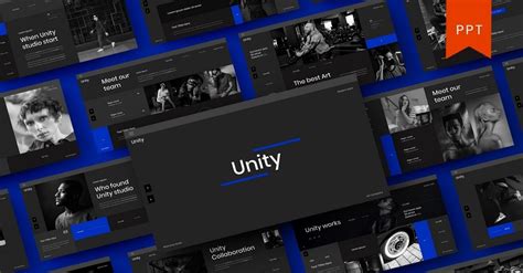 Unity Business PowerPoint Template TemplateMonster