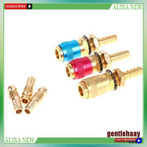 Promo Water Cooled Gas Adapter Quick Connector Fitting For Tig Wel