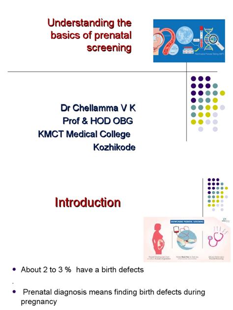 Prenatal Screening Pdf