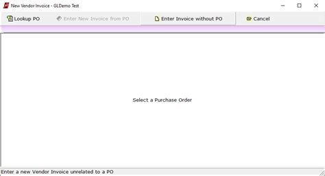 Create An AP Invoice With No PO FrontLine Documentation