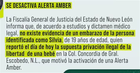 Fiscalía de Nuevo León desactiva Alerta Amber tras denuncia falsa