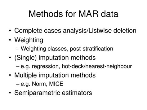 Ppt Handling Missing Data On Alspac Powerpoint Presentation Free
