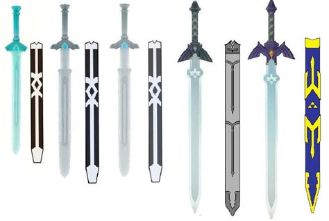 All Zelda Skyward Sword Swords By Skilarbabcock On Deviantart