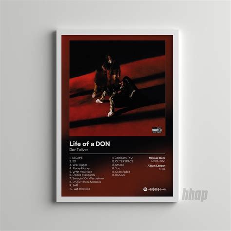 Don Toliver Life Of A Don Album Cover Poster Id 12661404 By George