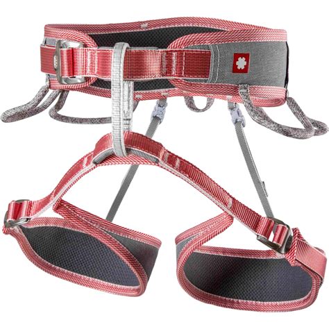 Ocún Twist Tech Eco Lady Harness Grey Red Bike24