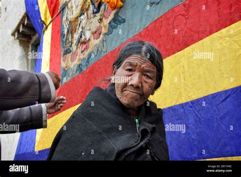 Nepal Mustang Pilgrims Stock Photo Alamy