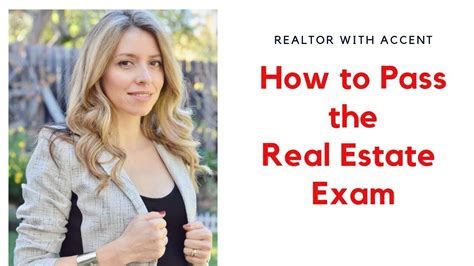 How To Pass The Real Estate Exam From Realtor With An Accent Youtube