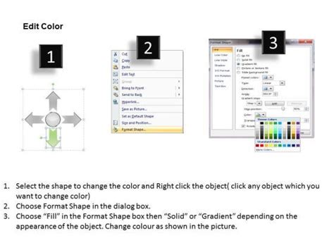 Actions In Flow Diagram 4 Stages Ppt Relative Circular Arrow Chart PowerPoi