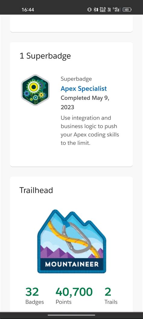 Lalitha Sagari Modi On Linkedin Salesforce Smartbridge Eduskills Aicte Trailhead