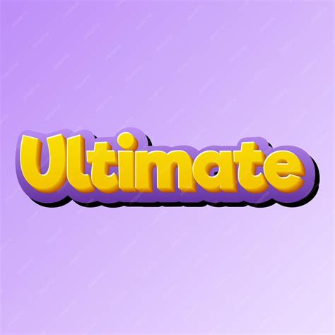 Premium Photo Ultimate Text Effect Gold  Attractive Background