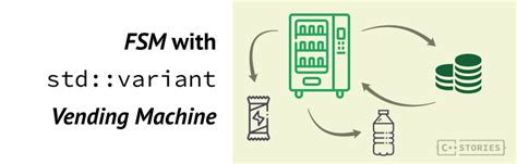 finite state machine with std variant vending machine c stories