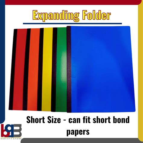Short Expanding Folder 8 12 X 11 Inches Shopee Philippines