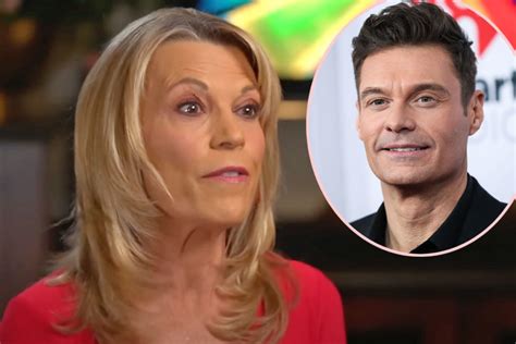 Vanna White Upset Ryan Seacrest Is Taking Over Wheel Of Fortune Perez Hilton